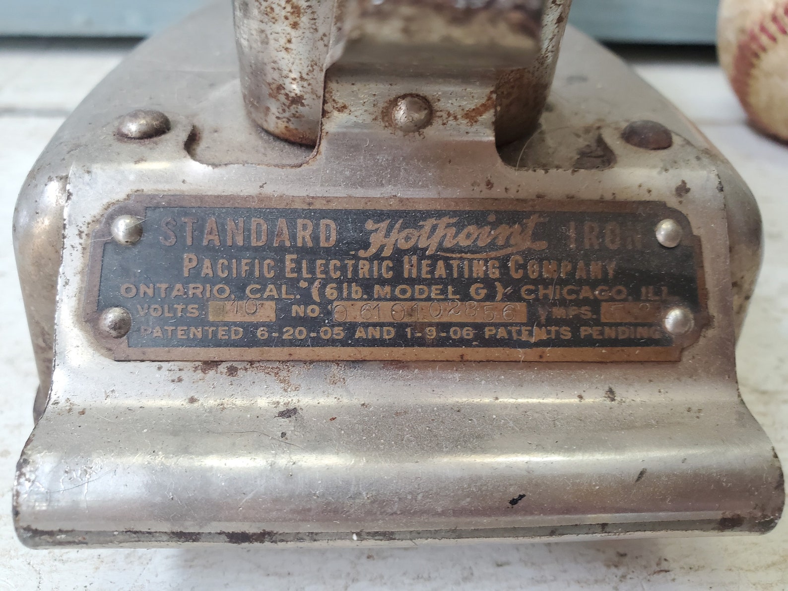 Vintage Antique Hotpoint Iron Pacific Electric Heating - Etsy