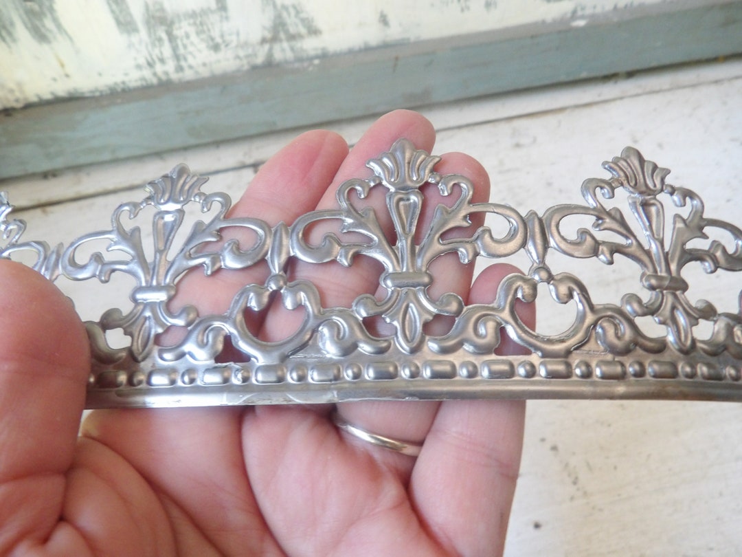 Metal Lace Ribbon Tin Filigree Edging Decorative Trim for Projects 3 ...
