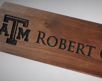 Custom desk sign | Etsy