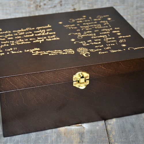 Laser Engraved Handwritten Handwriting Gift Custom Family - Etsy