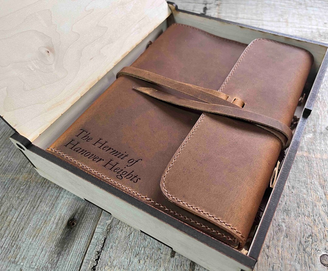 Engraved Leather Journal Refillable, Personalized, Engraved , Diary ...