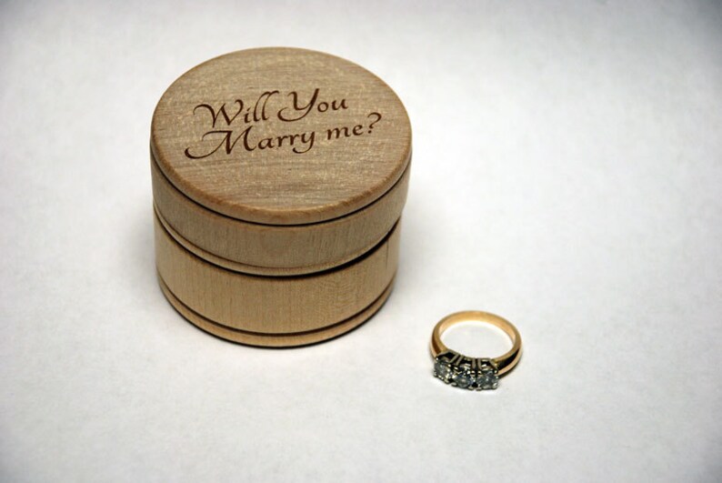 Engraved Ring Box Personalized Ring Box Custom Ring Box - Etsy