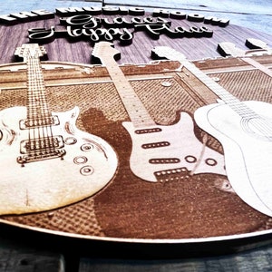 Custom Circular Dual Layer Wooden Sign. Engraved and Cut by Laser ...