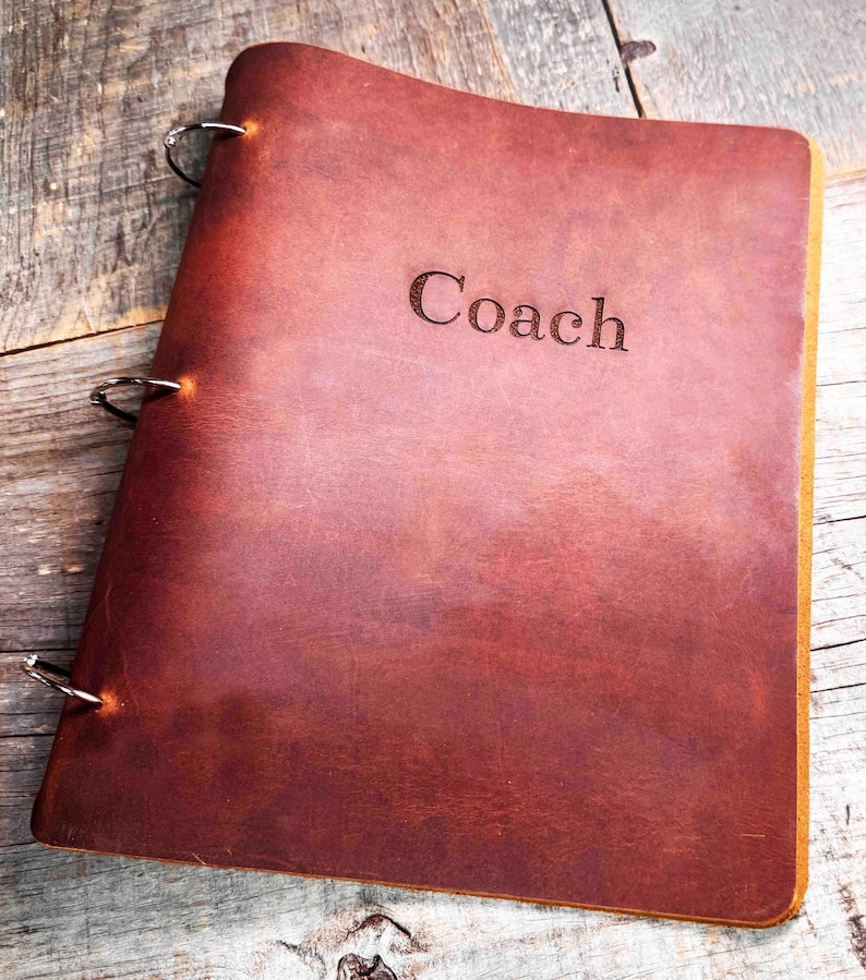 Custom Engraved Leather Script Binder – Personalized Screenplay Binder ...