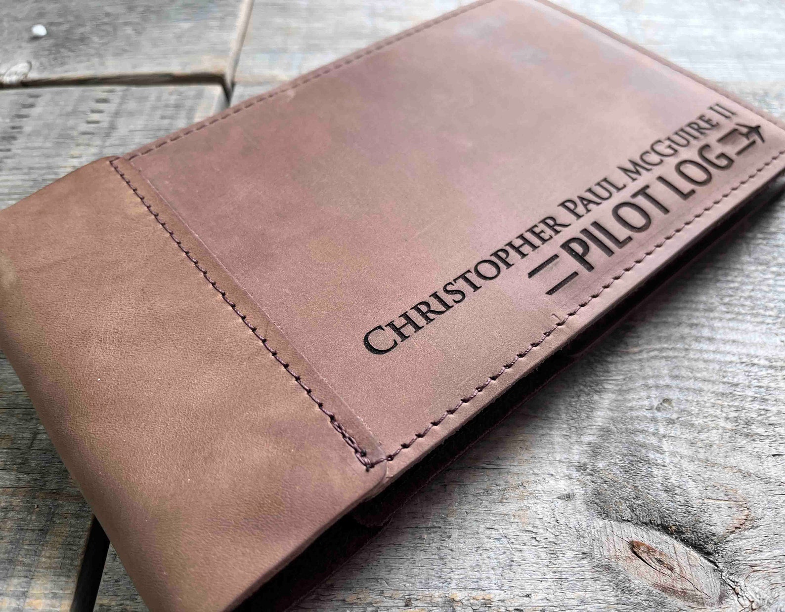 Pilots Log Laser Engraved Personalized, Diary, Notebook, Personalized ...