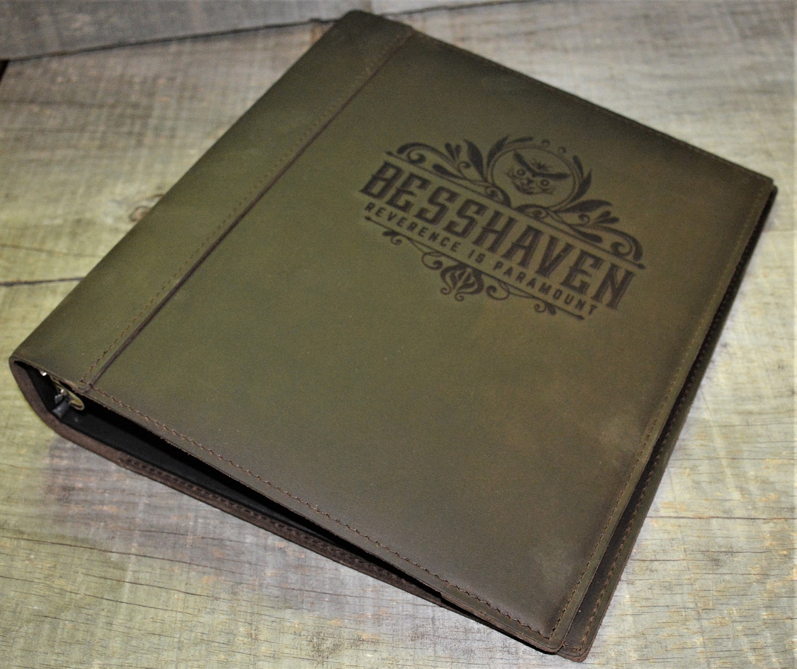 Leather Binder Cover Personalized Leather Engraved Diary - Etsy