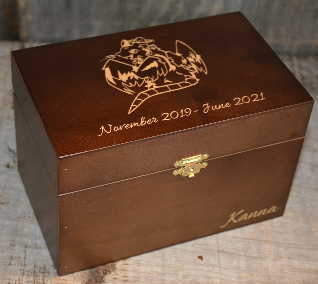 Custom Wooden Gift Box. Personalized and Engraved as Requested 6.9x4 ...