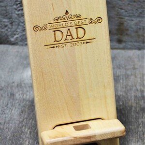 Mobile Cell Phone or Tablet Custom Wooden Stand Engraved as - Etsy