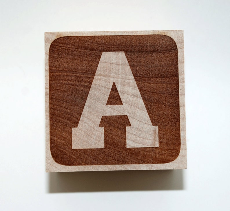 Personalized wooden baby blocks Christening block baptism | Etsy