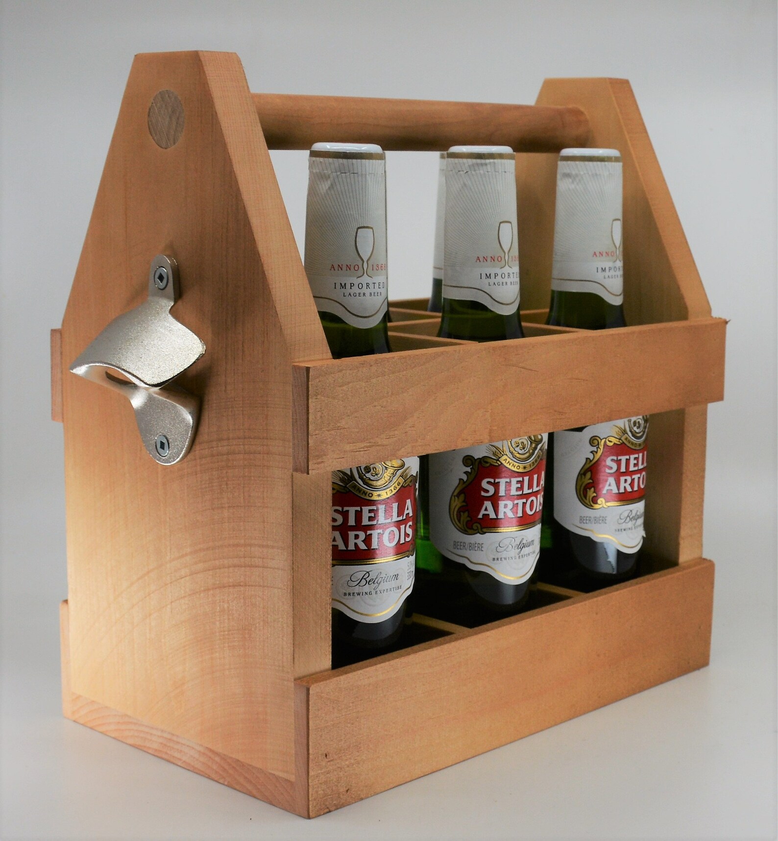 Beer Tote 6 Pack Handmade Beer Carrier Personalized and - Etsy