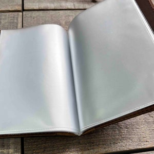 Custom Engraved 4x6 Photo Album Top-grade Leather Ages Beautifully Over ...