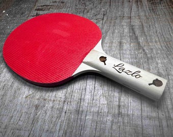 Custom Engraved Ping Pong Paddle - Etsy