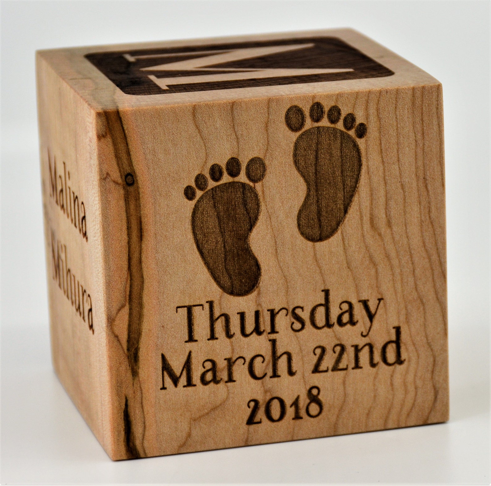Personalized Wooden Baby Blocks Personalized Baby Block. - Etsy