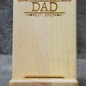 Mobile Cell Phone or Tablet Custom Wooden Stand Engraved as - Etsy