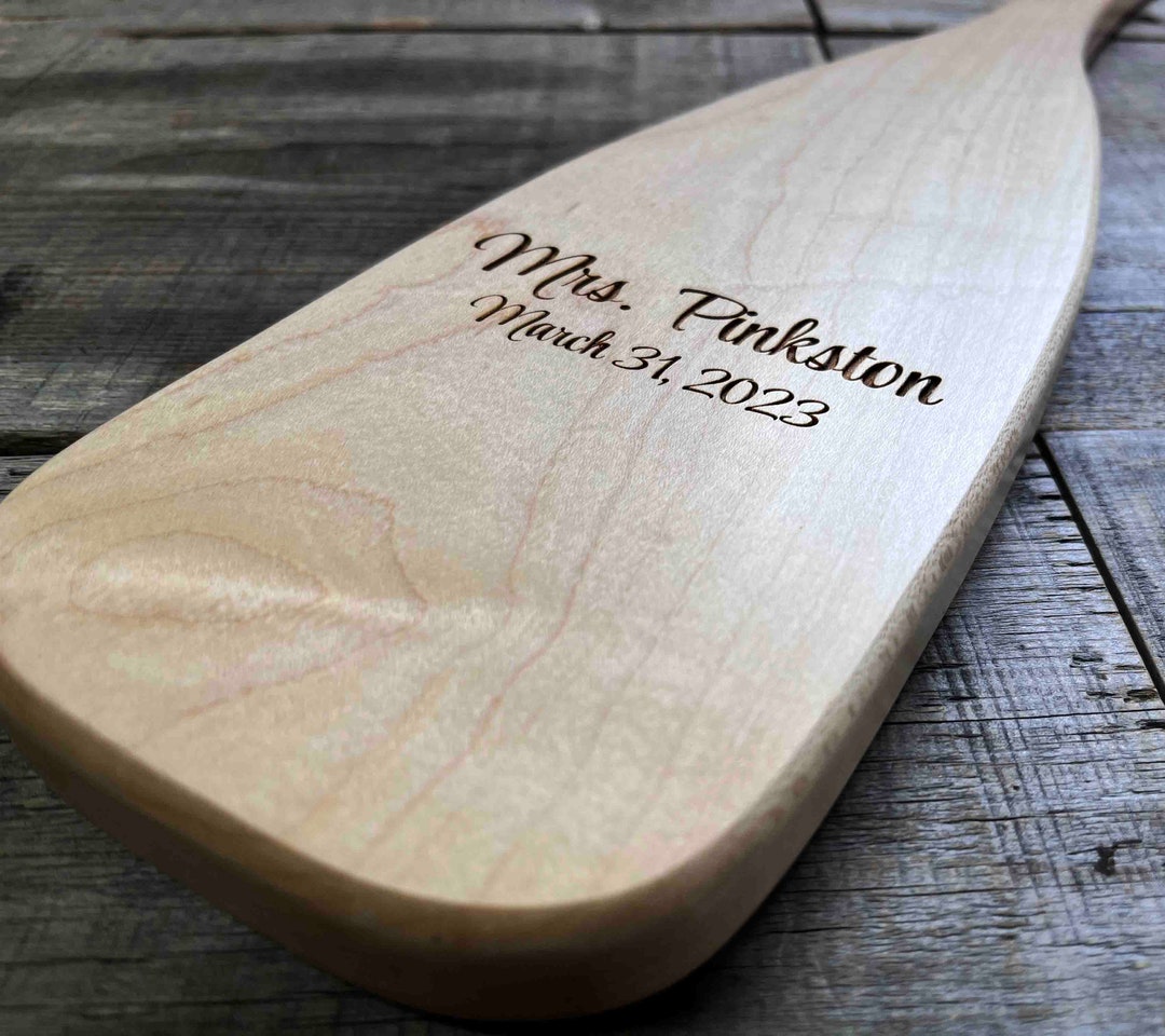 Mini Oar - Custom Made, Designed and Engraved. All Engraving is ...