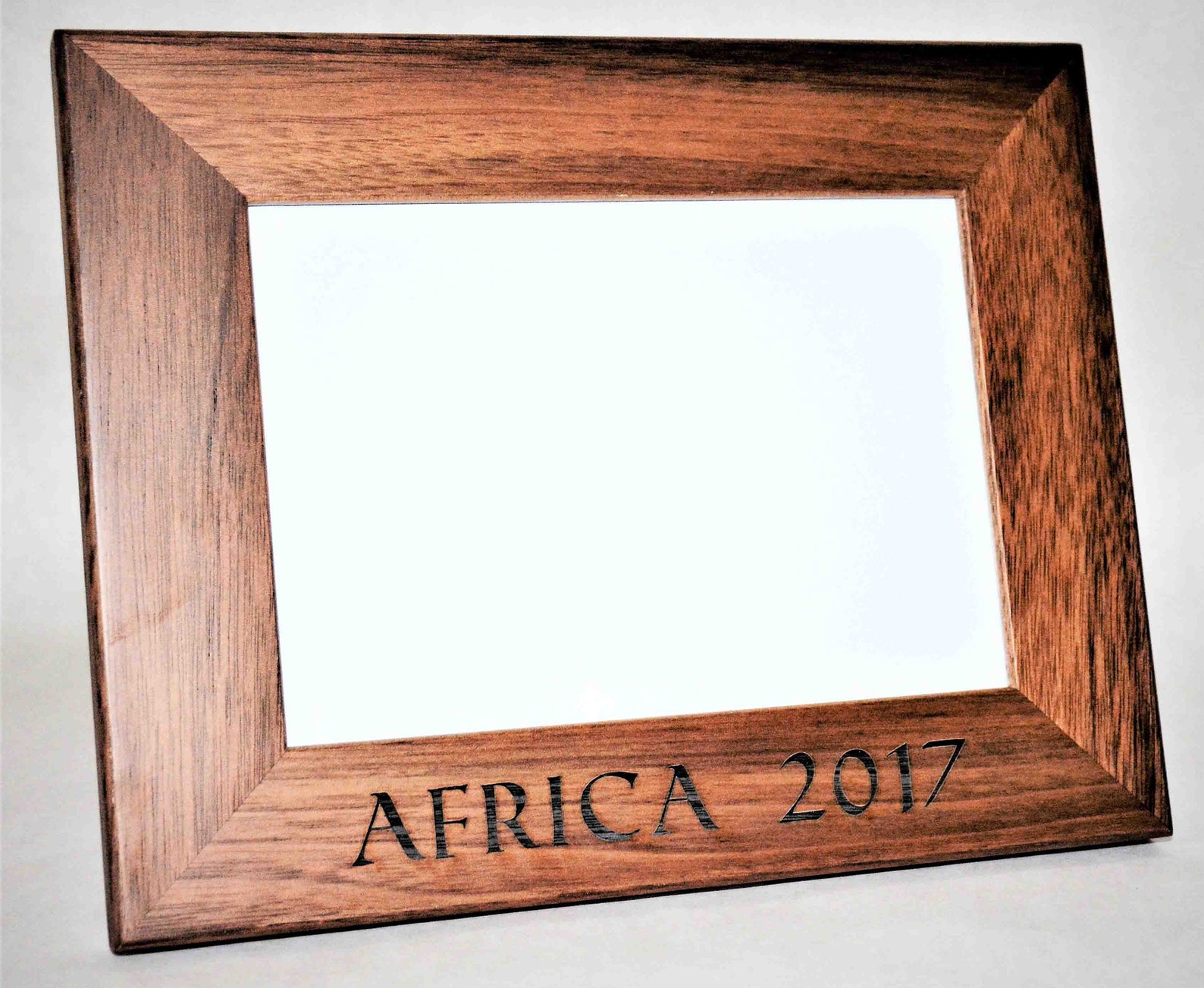 Walnut Or Alder Laser Engraved Wooden Picture Frames | Etsy