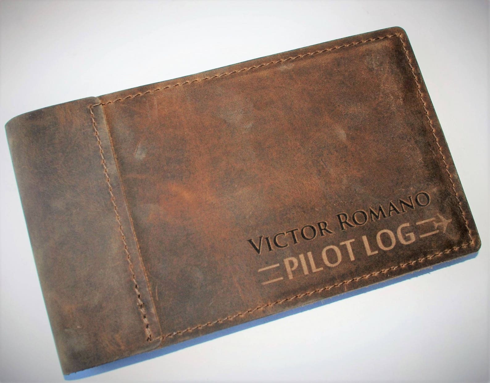 Pilots Log Laser Engraved Personalized Diary Notebook | Etsy