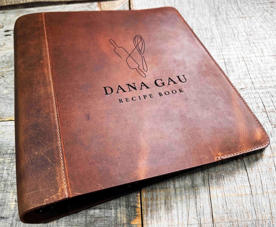 Multiple Sizes Premium Leather Binder Cover Custom Engraved and ...