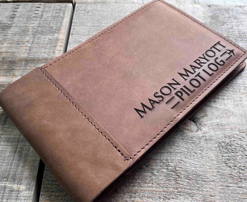 Pilots Log Laser Engraved Personalized Diary Notebook - Etsy