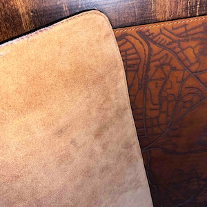 Custom Engraved Leather Desk Mat, Custom Size Desk Pad, Personalized ...