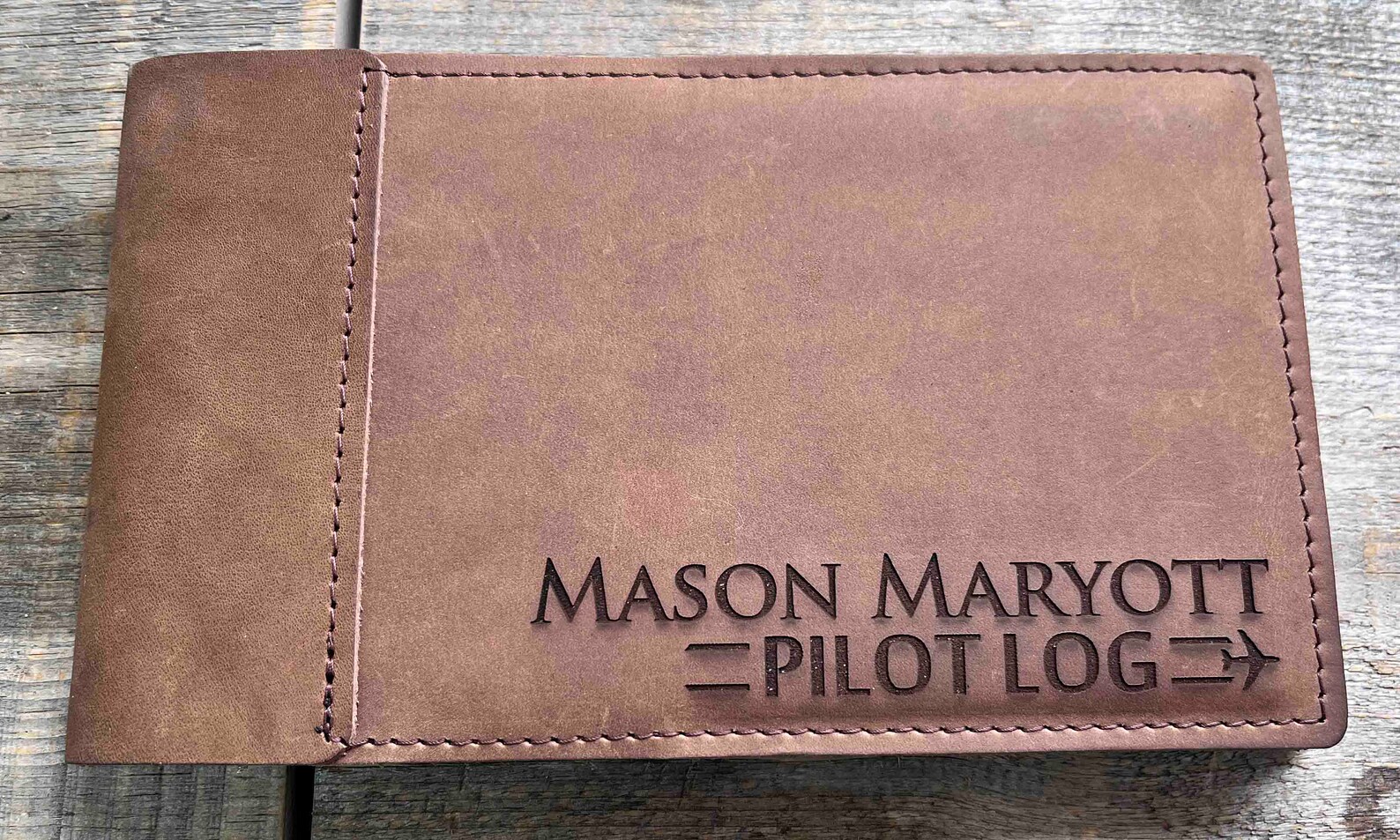 Pilots Log Laser Engraved Personalized Diary Notebook - Etsy