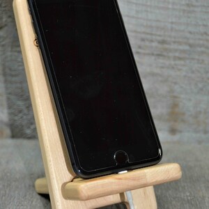 Mobile Cell Phone or Tablet Custom Wooden Stand Engraved as Requested ...