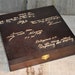 Handwriting Engraved Into This Custom Engraved Wooden Box - Etsy