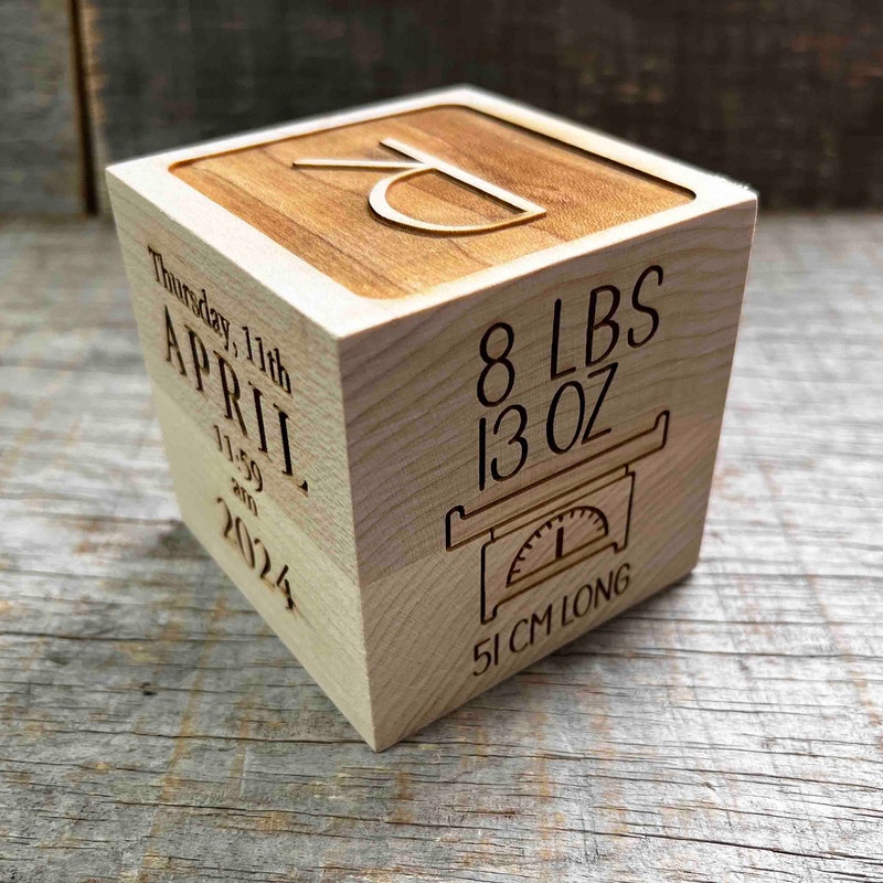 Wooden Baby Blocks - Etsy