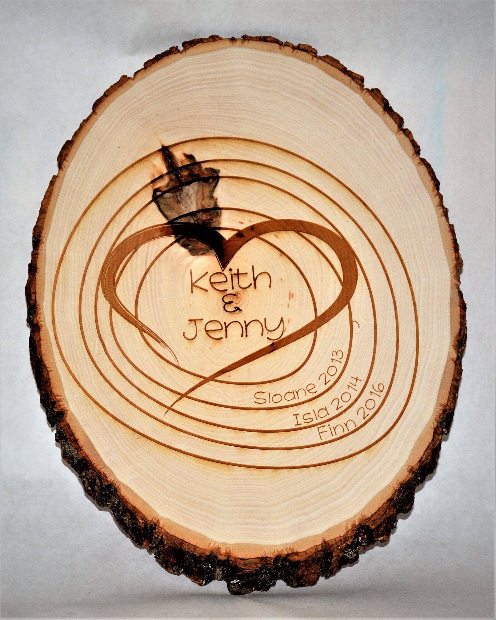 Tree Slice With Custom Engraving Wooden Sign Custom Sign - Etsy Canada