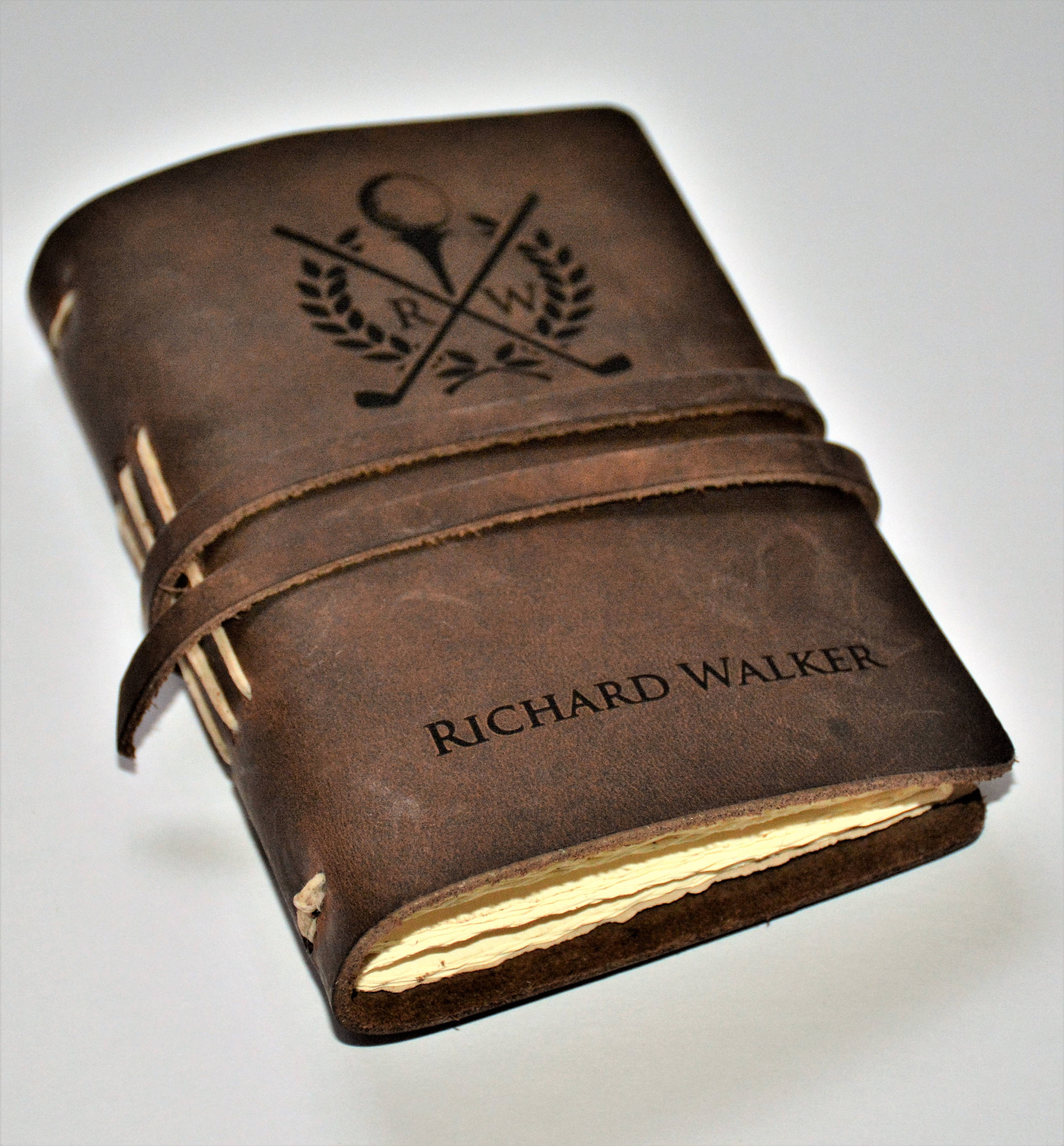 Engraved Leather Golf Log Laser Engraved Personalized Diary | Etsy Canada