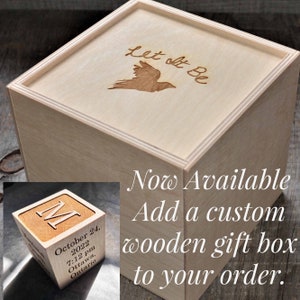 Personalized Wooden Baby Blocks, Personalized Baby Block. Comes With ...