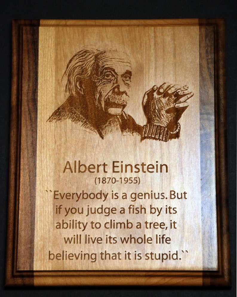 Custom Engraved and Personalized Two Tone Wooden Plaque | Etsy