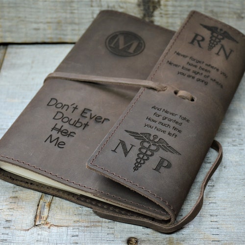 Personalized Laser Engraved Leather Journal Woman's - Etsy