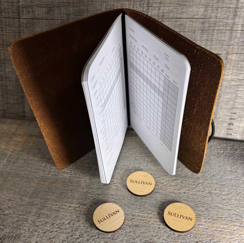 Engraved Leather Golf Log Laser Engraved Personalized Diary - Etsy