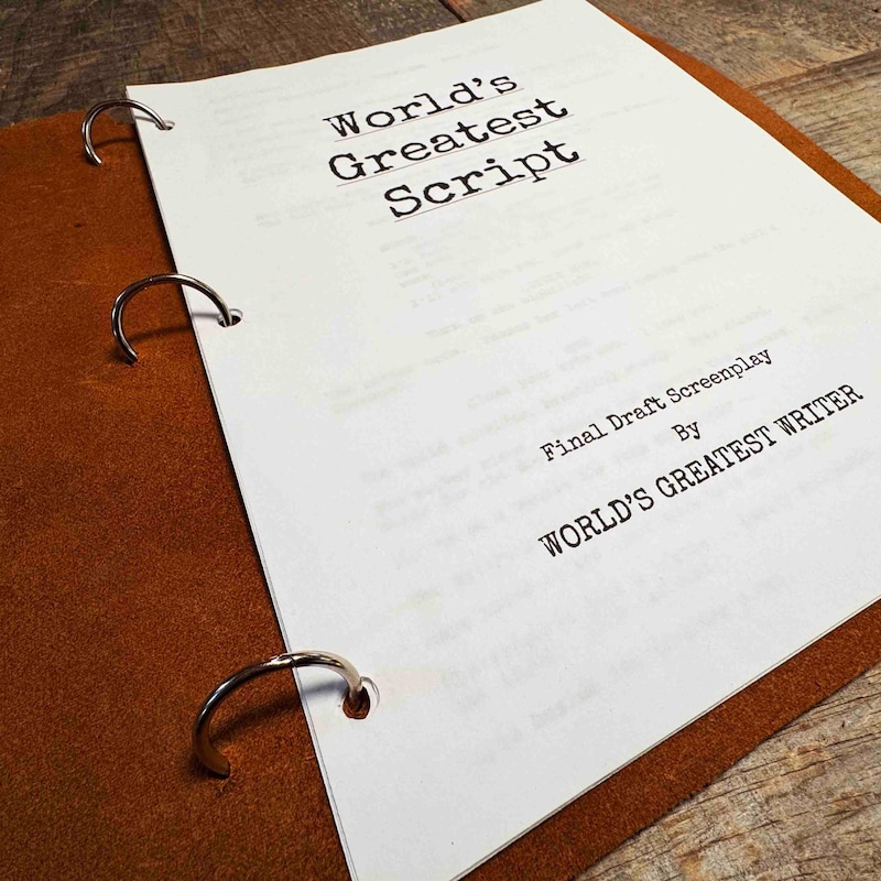Script Cover Custom - Etsy