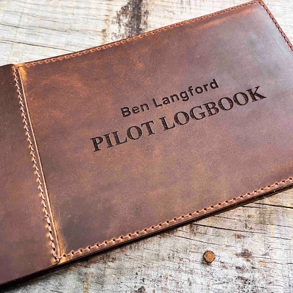 Personalized Pilot Logbook - Etsy
