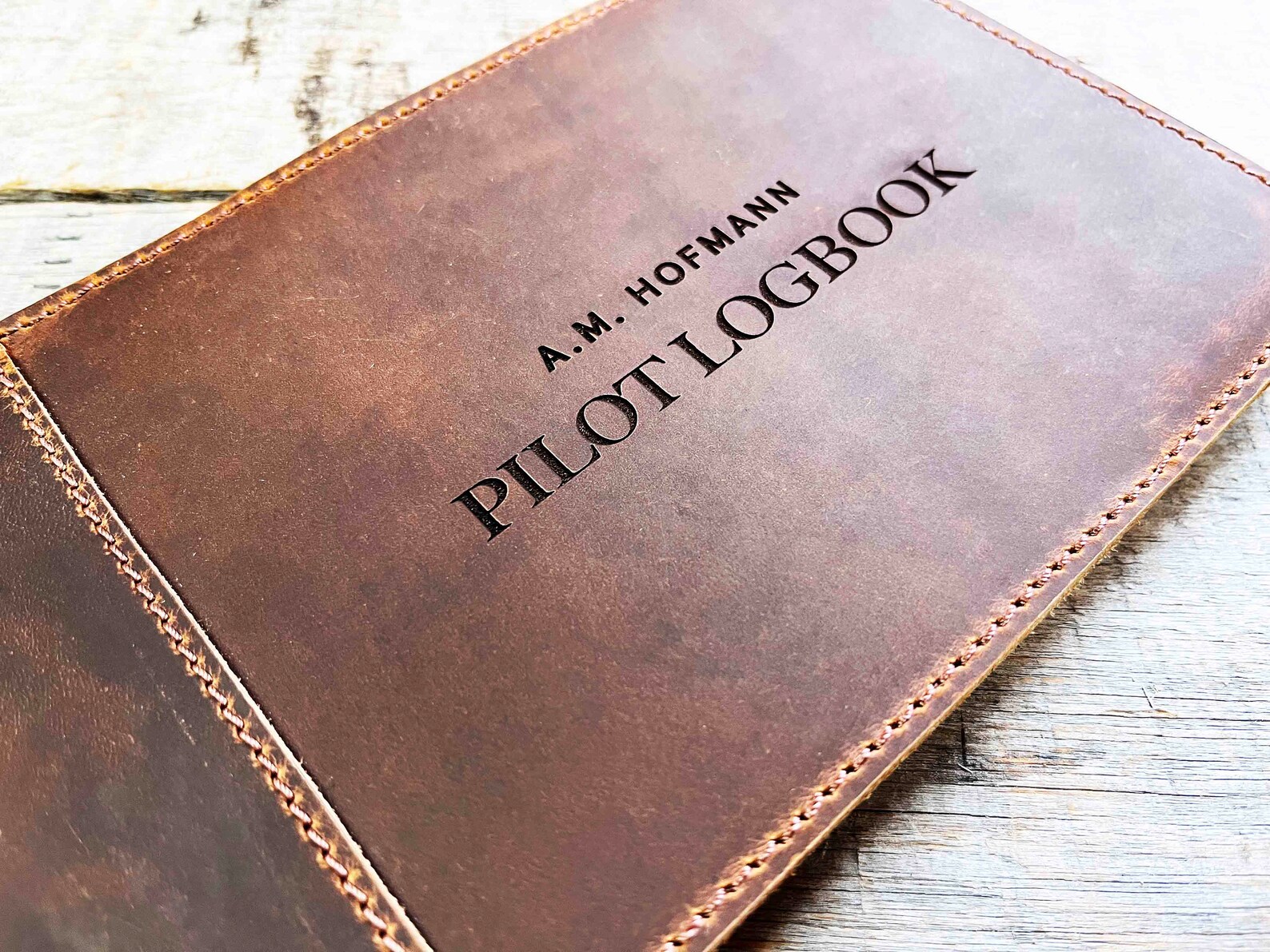 Pilots Log Laser Engraved Personalized, Diary, Notebook, Personalized ...