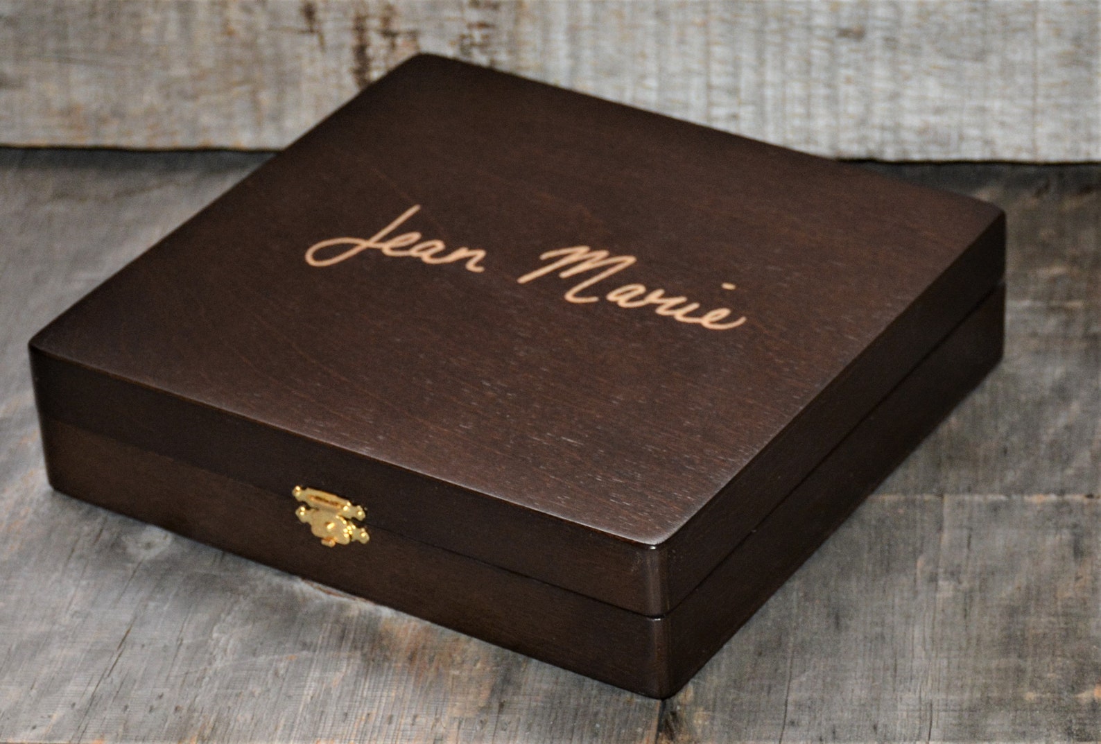 Handwriting Engraved Into This Custom Engraved Wooden Box - Etsy