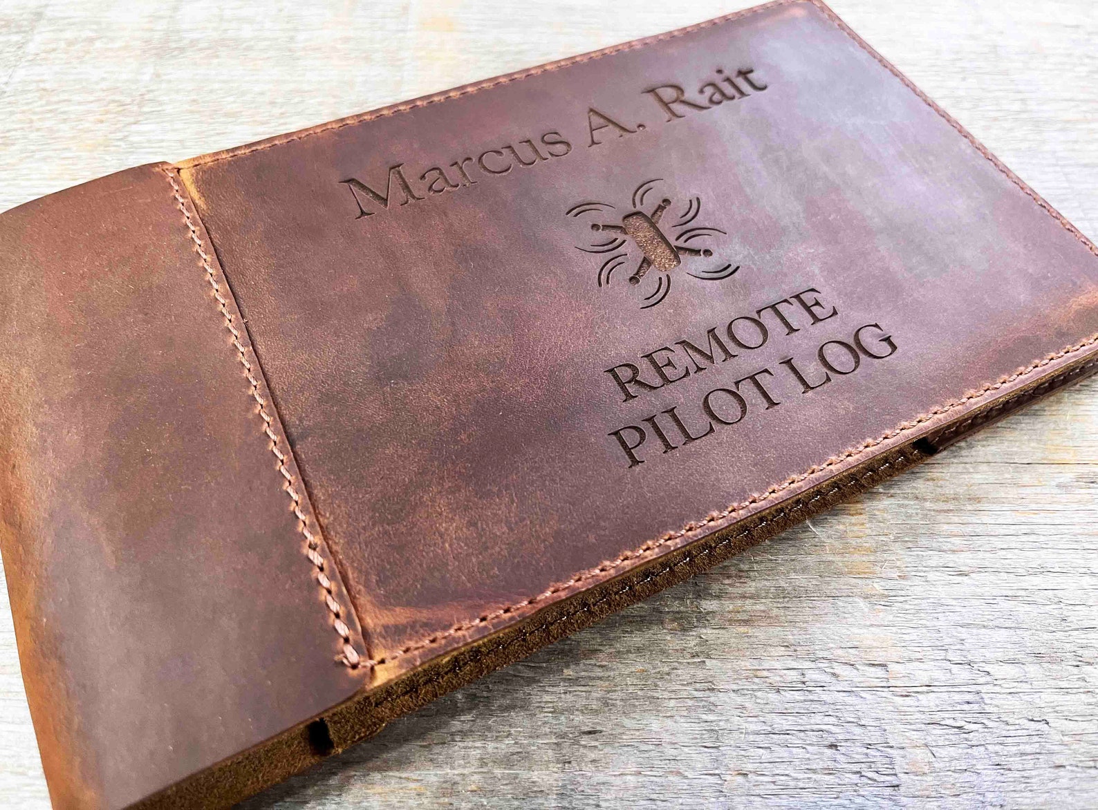Pilots Log Laser Engraved Personalized, Diary, Notebook, Personalized ...