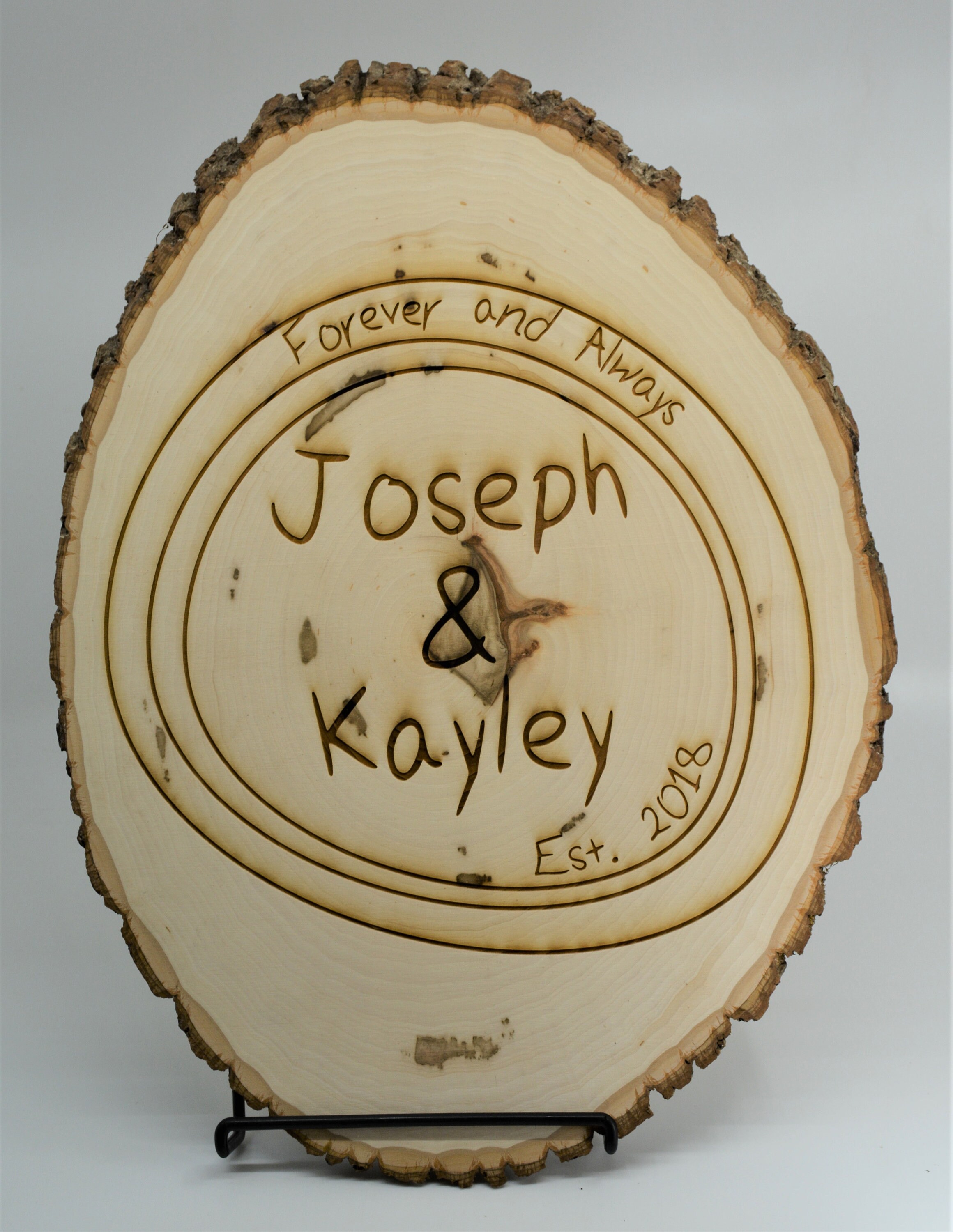 Tree Slice With Custom Engraving Wooden Sign Custom Sign - Etsy Canada