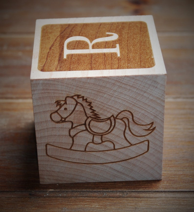 Personalized Wooden Baby Blocks Personalized Baby Block. - Etsy