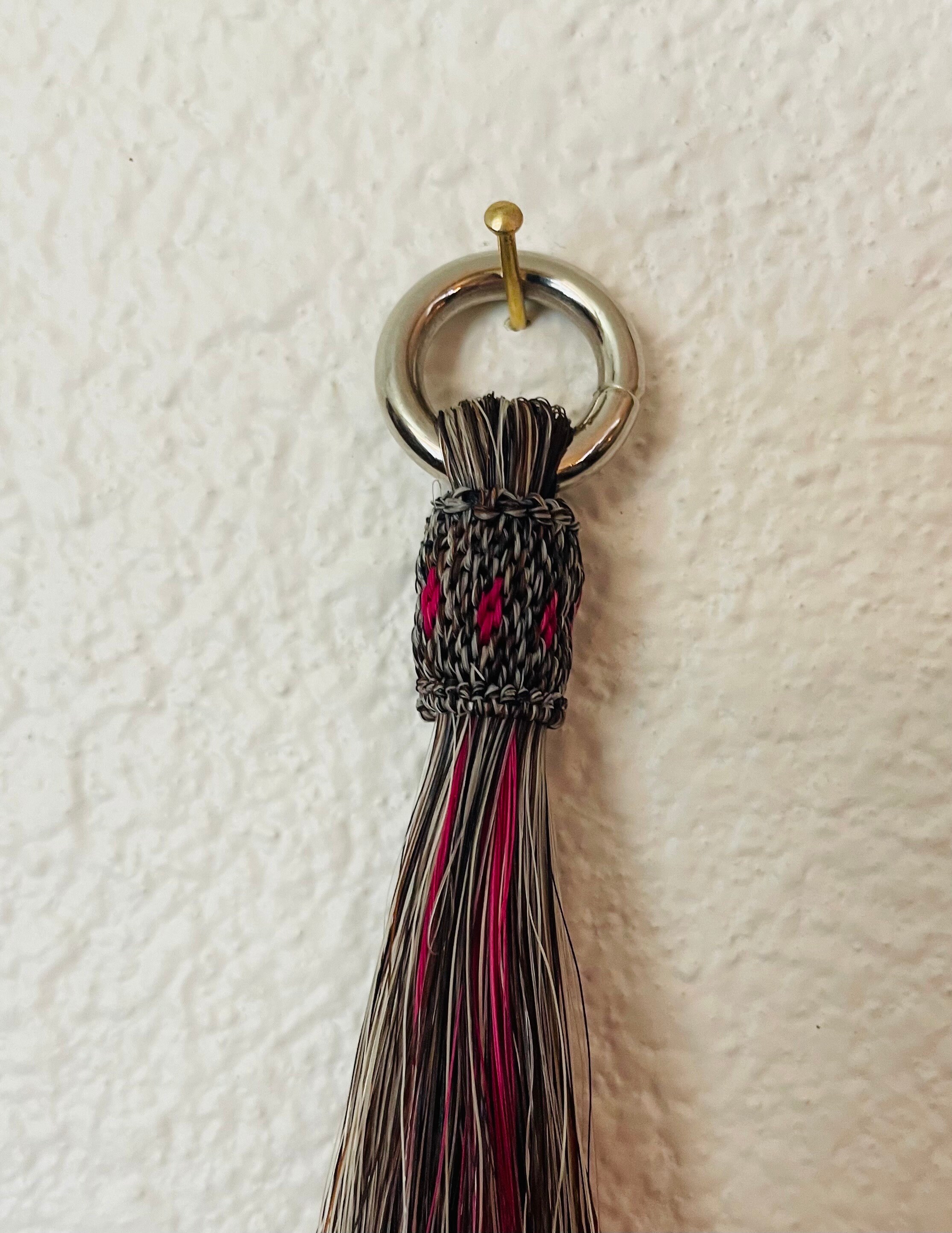 Throatlatch Horsehair Shu-fly, Horsehair Shoofly, Horse Hair, Bridle - Etsy