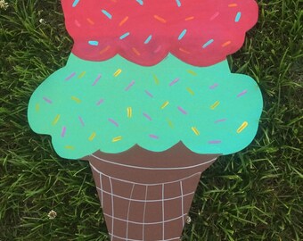 Ice cream cut outs | Etsy