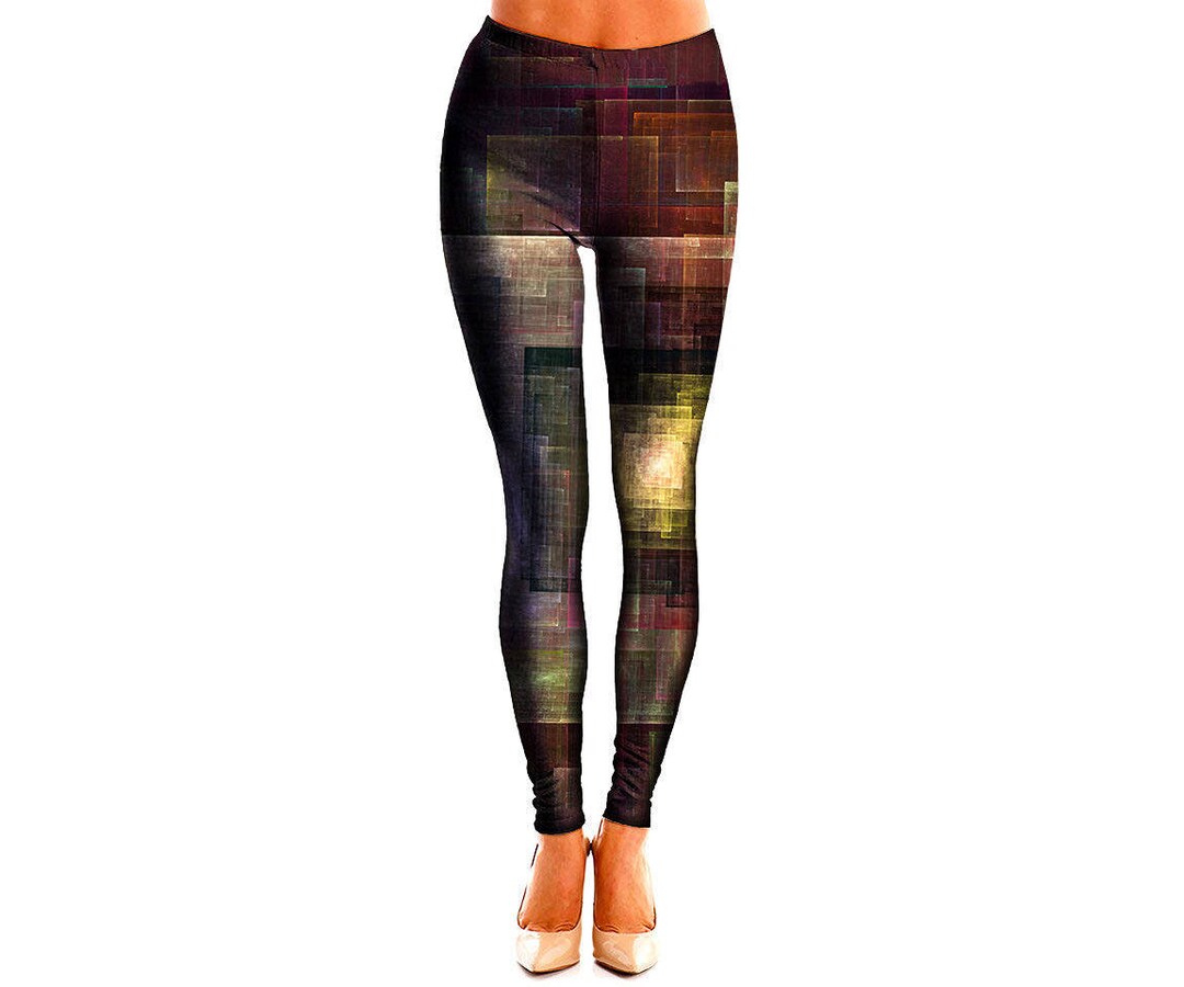Abstract Art Leggings Beautiful Artwork Pants Impressionism Workout ...