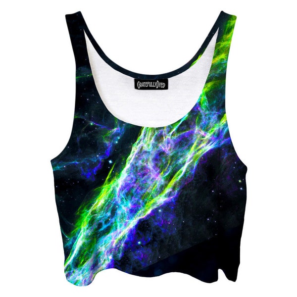 Galaxy Crop Top - Etsy