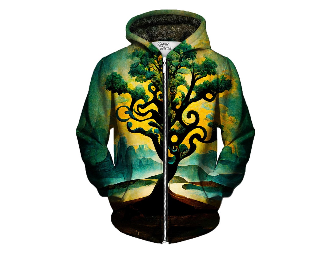 3D All-over Print Zip Ups Salvador Dali Aesthetic Hoodie Surreal Zip up ...
