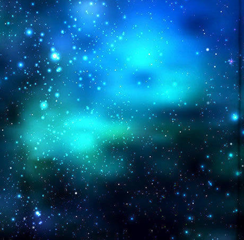 Deep Sea Space Crop Top Blue Green Ocean Galaxy Dark - Etsy