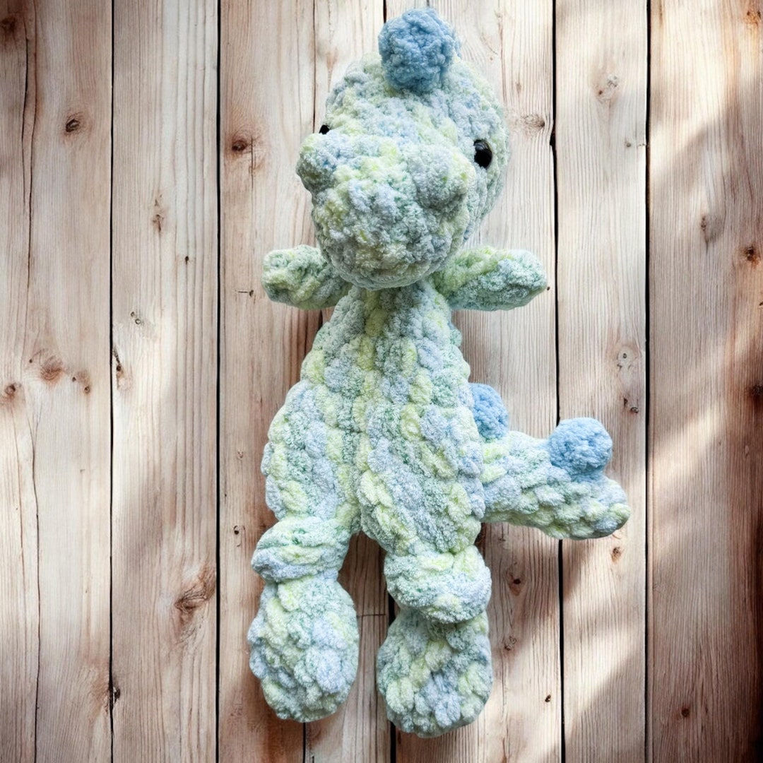Mini Dozer Dinosaur Snuggler | Crochet Snuggler | Nursery Decor ...