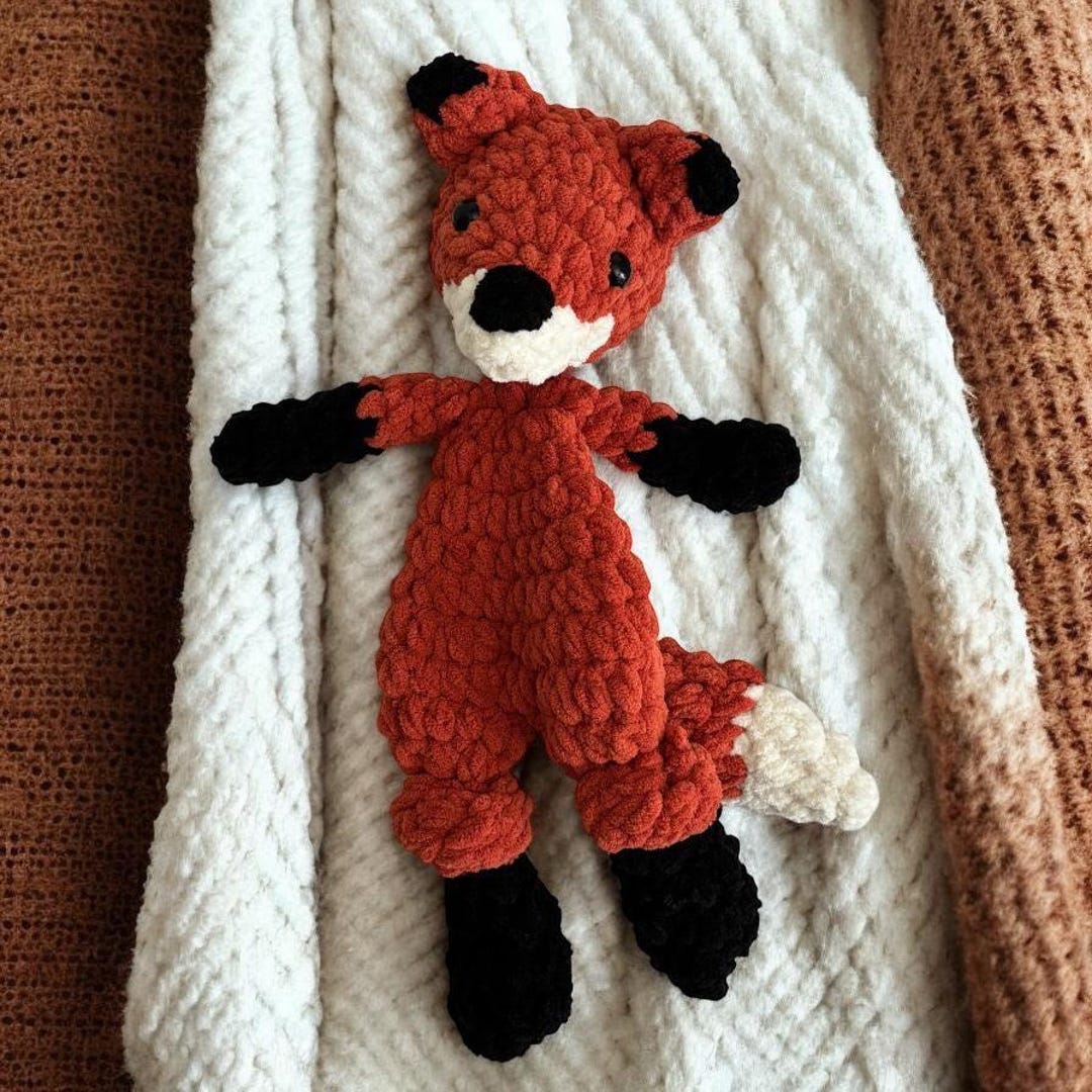 Red Fox Snuggler | Ford Fox Crochet Snuggler | Baby Announcements ...