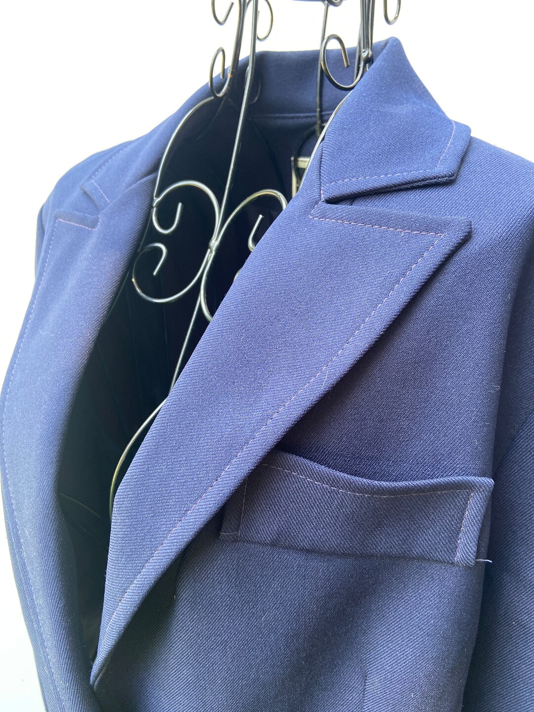 Alex Colman Sport of California 1970’s Blue Blazer Jacket. Big Lapel ...